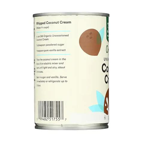 WHOLE FOODS MARKET ORGANIC UNSWEETENED COCONUT CREAM Fl Oz At Whole Foods Market