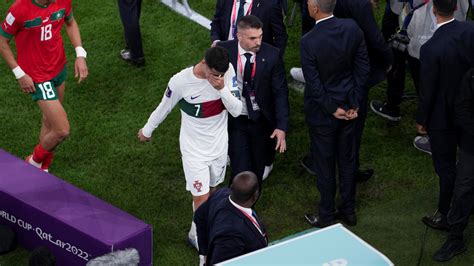 Cristiano Ronaldos World Cup Ends In Tears As Portugal Substitute