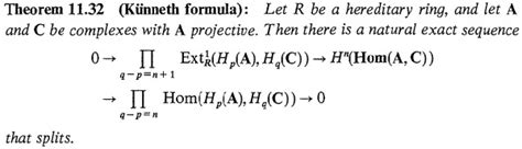 Atalgebraic Topology Kunneth Spectral Sequence Mathoverflow