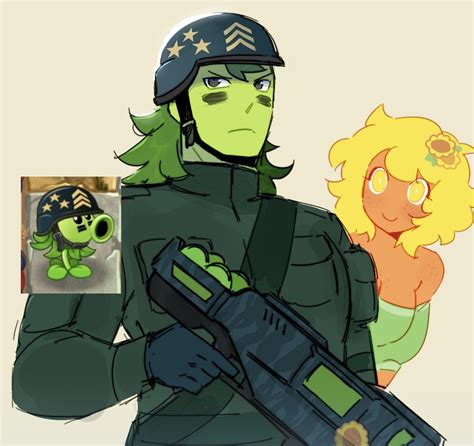Firemauer Artist Plants Vs Zombies Games Humanization