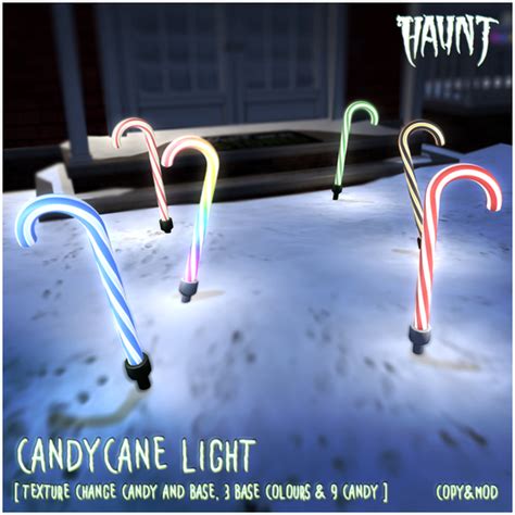 Second Life Marketplace Haunt Candy Cane Light