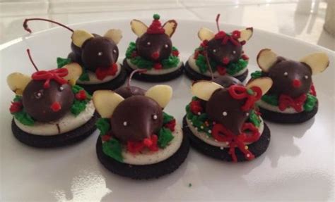 Chocolate Christmas Mice Cookies Recipe Recipe Christmas