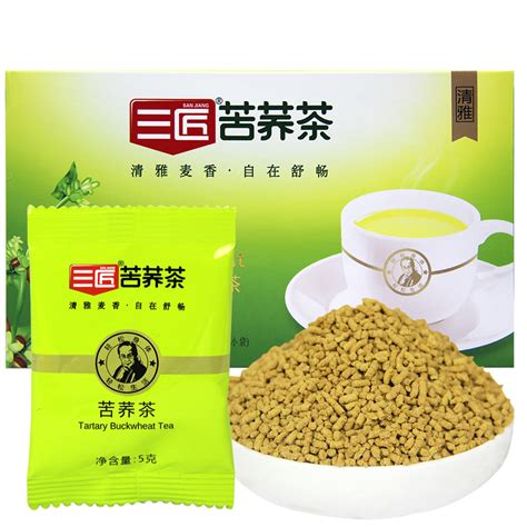三匠苦荞茶120g盒装四川特产凉山特产荞麦茶黄苦荞独立小袋 虎窝淘