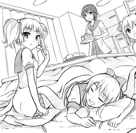 Toshinou Kyouko Akaza Akari Funami Yui And Yoshikawa Chinatsu Yuru