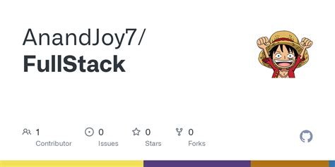 GitHub AnandJoy7 FullStack