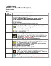 Complete CIS Assignment Word Unit B Training And Editing Course Hero