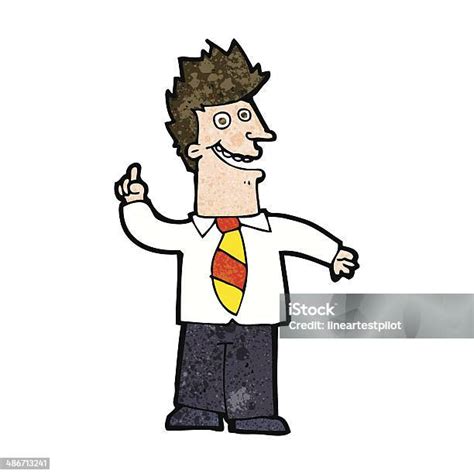 Cartoon Man With Good Idea向量圖形及更多兒童圖片 兒童 剪貼畫 成年人 Istock