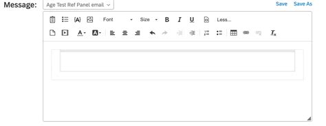 Library Message Not Showing Properly In Email Distribution Screen XM