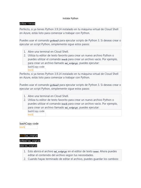 Instalar Python Y Pandas En Azure Pdf Autenticación Interfaz De