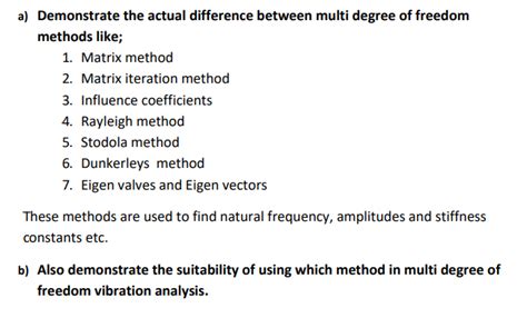 Solved A Demonstrate The Actual Difference Between Multi