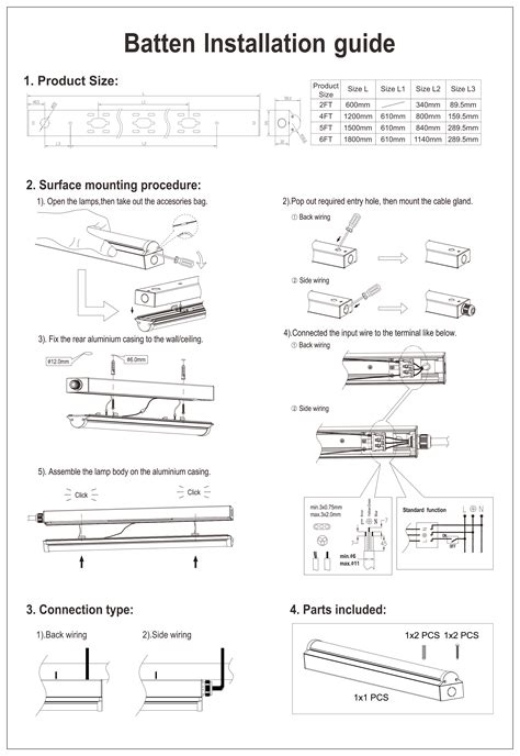 Best Led Batten Tube Light Led Waterproof Batten Light Factory And