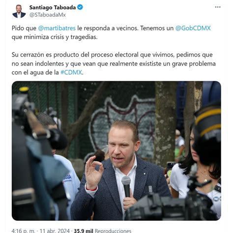 Santiago Taboada Suma Preferencias En La Cdmx Y Clara Brugada Retrocede