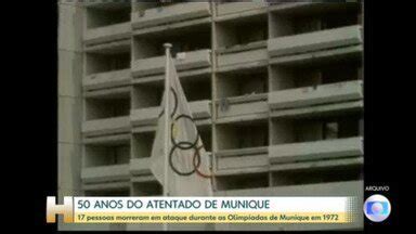 Jornal Hoje Homenagens marcam os 50 anos do atentado nas Olimpíadas