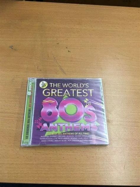 Various Artists Worlds Greatest 80s Anthems Dbl Cd Album Ref 2114 4