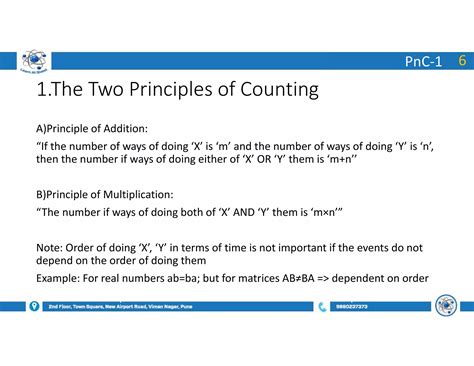 Permutations And Combinations IIT JEE Olympiad Lecture 1 PPT