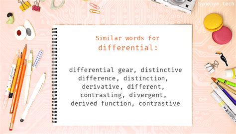 Differential Synonyms That Belongs To Phrasal Verbs