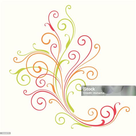 Cute Scroll Stock Illustration Download Image Now Curve Design