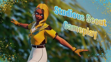 Fortnite Studious Scout Gameplay Youtube