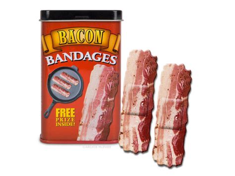 Bacon Bandages Will Help Cover That Boo Boo Foodiggity