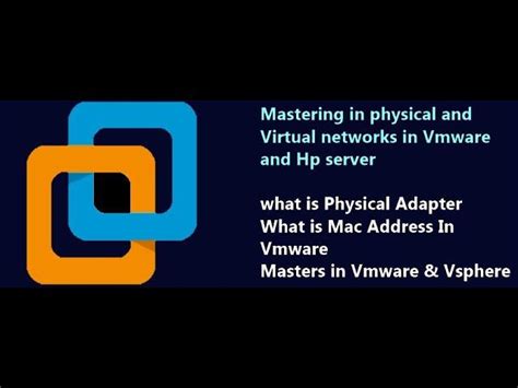 Aarushi Agrawal On Linkedin Masters In Vmware Physical And Virtual Network Physical Adapter
