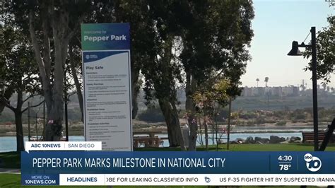 Re Opening Of Pepper Park Marks Milestone For National City