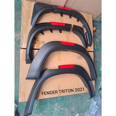 Jual Over Fender All New Triton 2021 2022 Abs Plastik Import Shopee Indonesia