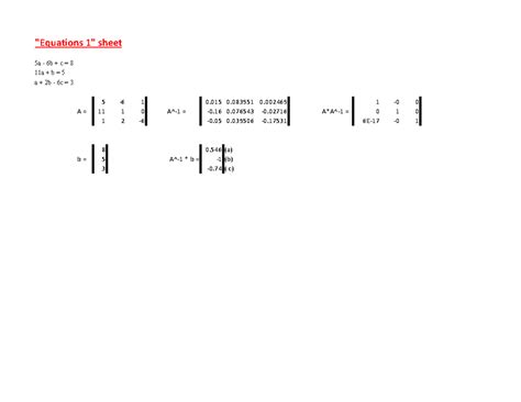 Excel HW View Solution Equations Sheet A B C A B A B C Studocu