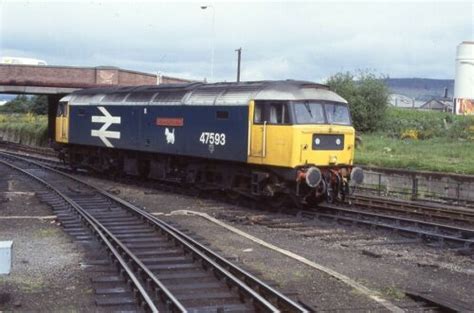 Slide British Railways Class 47 Diesel Electric Loco No 47593 Inverness