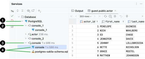 Sessions DataGrip Documentation