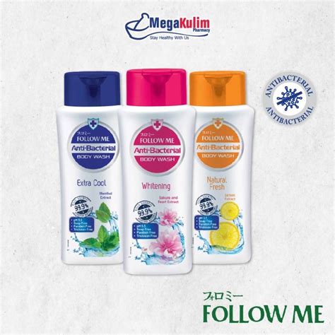 Follow Me Anti Bacterial Body Wash 220 Ml Lazada