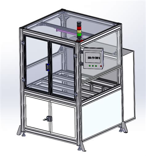 铝型材机架solidworks 2020模型图纸下载 懒石网