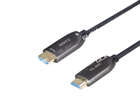 สาย Hdmi ไฟเบอร์ออฟติก Glink 4k60hz ยาว 20 เมตร ราคาถูก