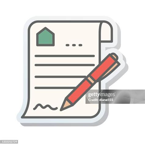 175 Deed Icon High Res Illustrations Getty Images