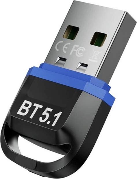 Usb Bluetooth Adapter Bluetooth Ub C Zwart Bol Com