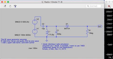 Radio And Electronics ラジオの勉強 ゲルマニウムラジオが聞こえる仕組みについての解析