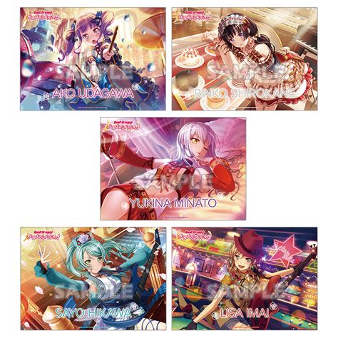 バンドリ！ ガールズバンドパーティ！ A2クリアポスター Roselia 全5種 Bang Dream（バンドリ！）公式サイト