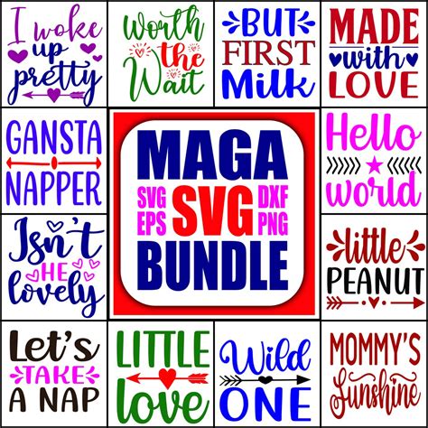Mega Svg Maga Svg Bundle T Shirt Designs Svg Svg Files For Cricut