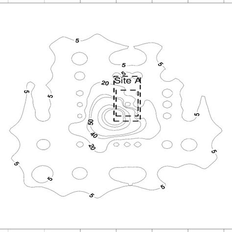 Contour Map Of Frequency Occurrences Per Year For 3 Min H 2 S Above 8