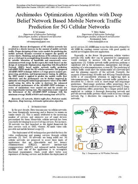 Archimedes Optimization Algorithm With Deep Belief Network Based Mobile Network Traffic