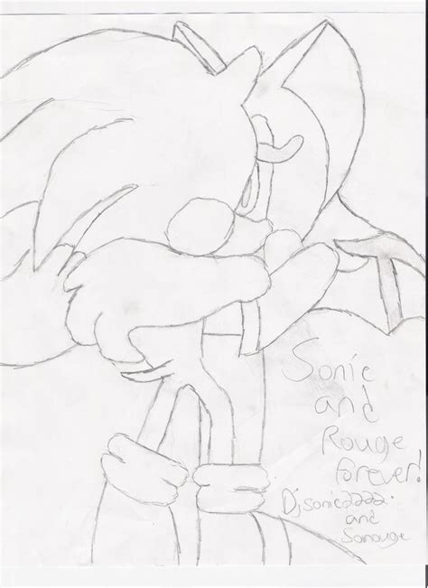 Sonic And Rouge Kissing By Sonouge On DeviantArt
