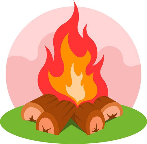 Bonfire Elements Vector 14657076 Vector Art At Vecteezy