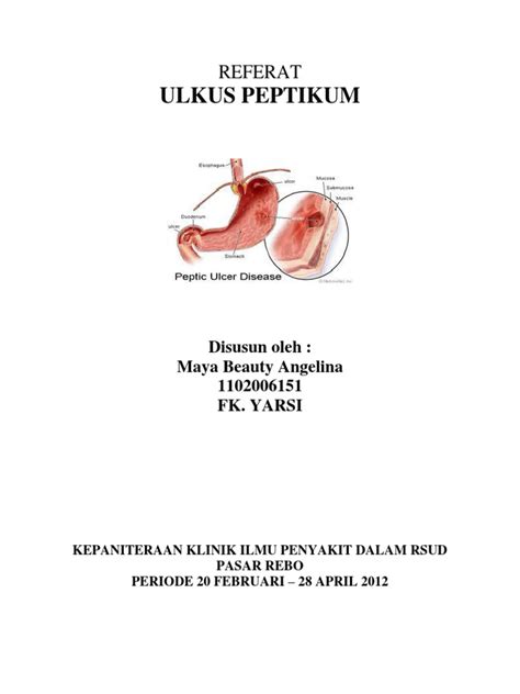 Ulkus Peptikum Referat Pdf Sains And Matematika