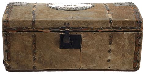 Buffalo Bills Wild West Marked Hide Covered Trunk Rock Island Auction