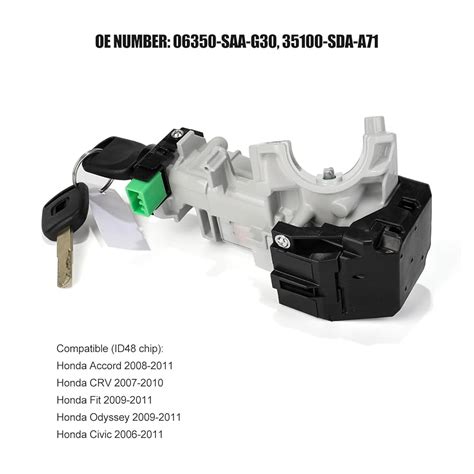 2006 2011 Honda Replacement Ignition Ignition Switch With Key Ignition
