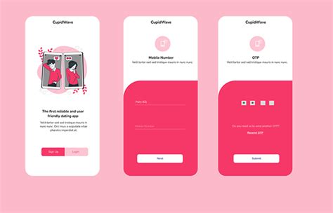 Dating App Design Concept On Behance
