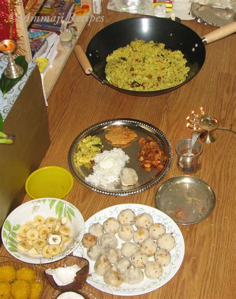 Vinayaka Chaviti Ganesh Chaturthi Indian Food Recipes Ammaji Kitchen