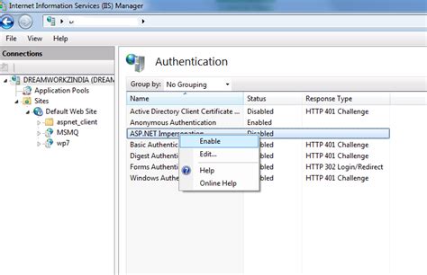 System Web Identity Impersonate Captions Tempo