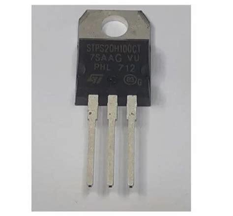 Stmicroelectronics Through Hole Stps20h100ct Diode Array Schottky100v
