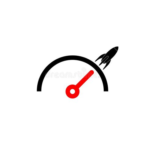 The Tachometer Speedometer And Indicator Icon Performance Measurement
