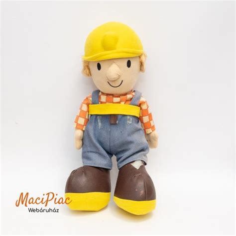Bob The Builder Bob A Mester Bob Plüss Macipiac Webáruház